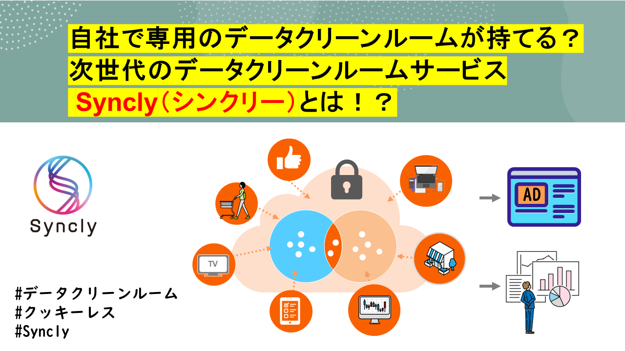 自社専用のデータクリーンルームが持てる？次世代のデータクリーンルームサービス Syncly（シンクリー）とは！？